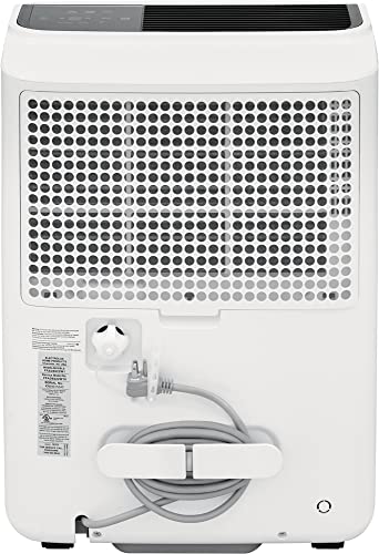 Frigidaire FFAD6022W1 Dehumidifier, High Humidity 60 Pint Capacity Dehumidifier with a Easy-to-Clean Washable Filter and Custom Humidity Control for maximized comfort, in White