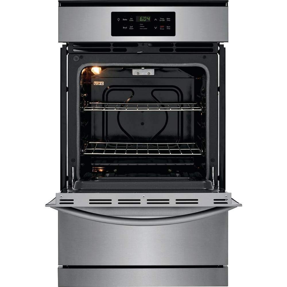 Frigidaire FFGW2426US 24 Inch 3.3 cu. ft. Total Capacity Gas Single Wall Oven with Storage, in Stainless Steel