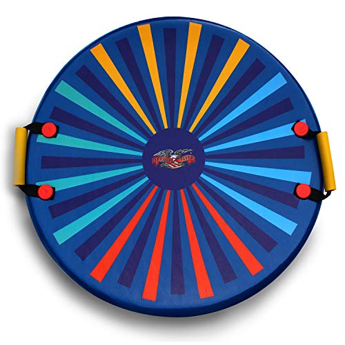 Flexible Flyer F26 Foam Snow Saucer Sled. Round SNO Disc Slider, 26"