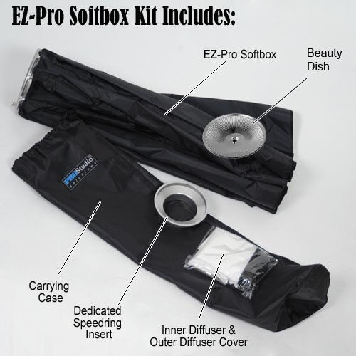Fotodiox EZ-Pro Octagon Softbox 60" with Speedring for Elinchrom Monolights, Prolinca, BXRi Style, Ranger Strobe & more