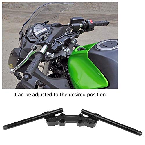 for ninja 650 handlebar riser - Motorcycle Separating Handlebars Clip-On Adapter Plate & Handlebars Set for Kawasaki Ninja 650R 2006-2011 650 2012-2016 ER-6F 2006-2016