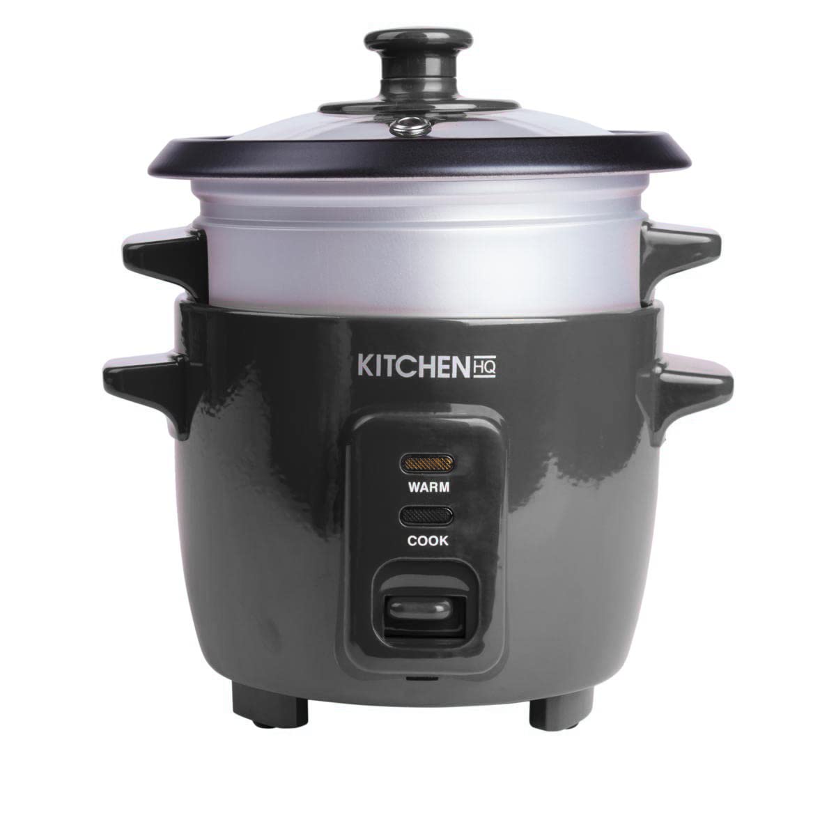 Kitchen HQ 2-Cup Multi-Cooker and Steamer Set w/Spoon & Measuring Cup (Renewed)