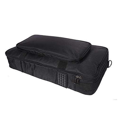 Gig Bag for DJ Controllers, Heavy Duty Padded DJ Controller Case, Portable Micro Controllers Bag, DJ Bag for Multi-FX Pedals, Micro Keyboards 22"x11.4"x3.9"(Only Bag)