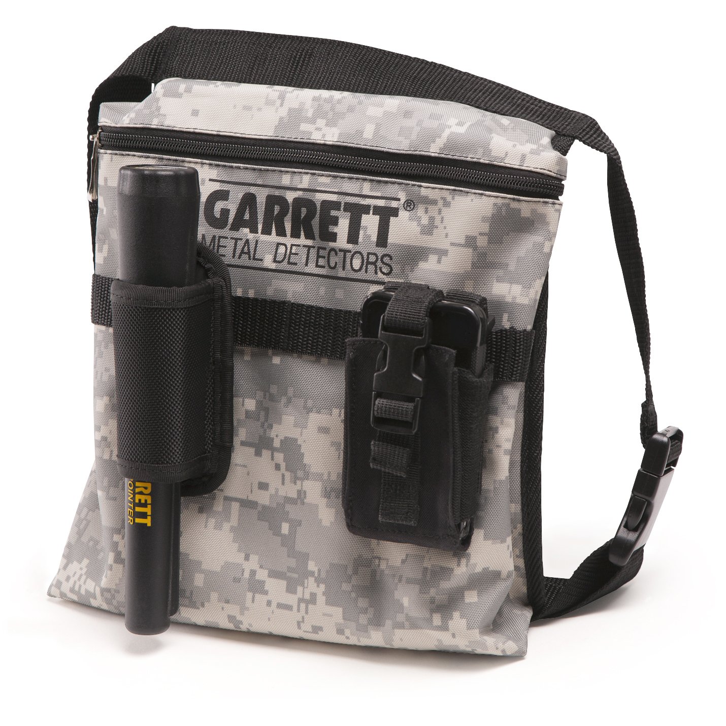 Garrett Pro Pointer II Two Metal Detector Pinpointer with Camo Digger's Pouch and Edge Digger