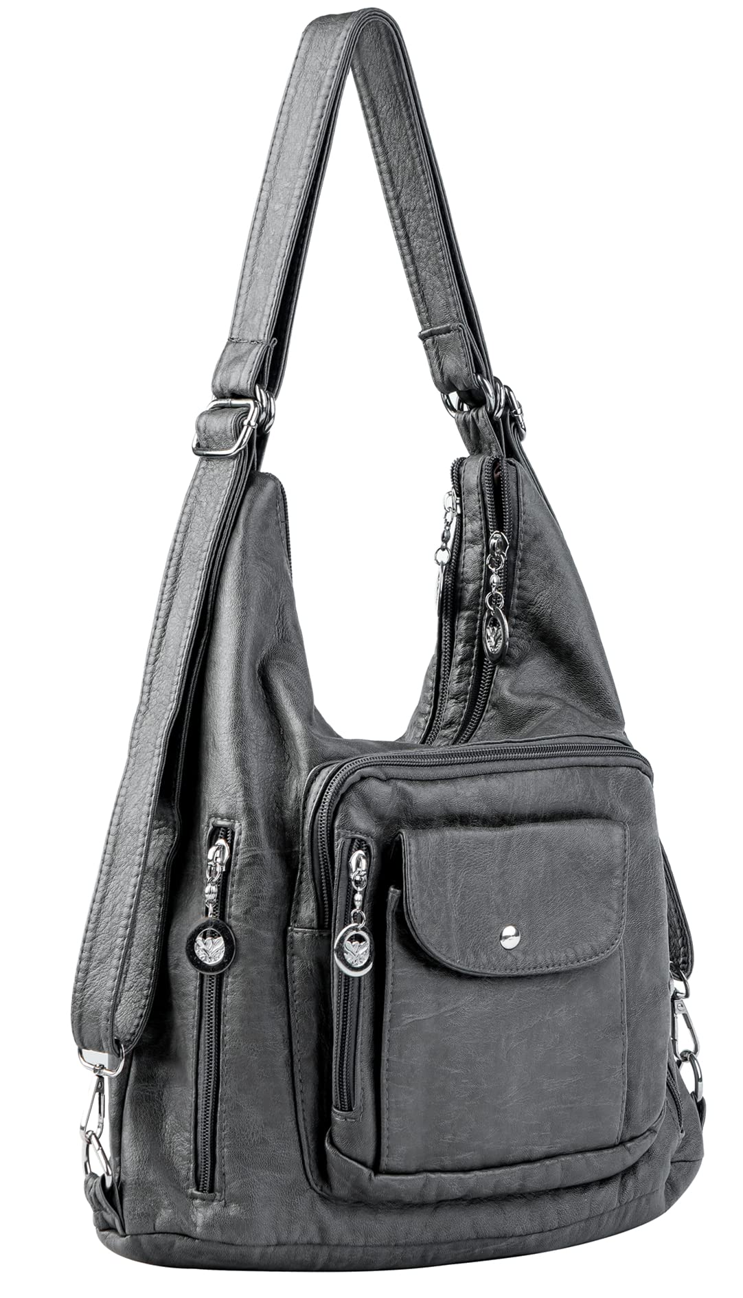 Handbags for Women Hobo Bags Shoulder Bag Tote Bag Satchel Handle Bag (Gray)