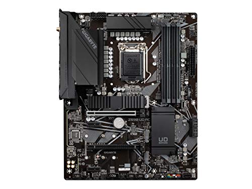 GIGABYTE Z590 UD AC (LGA 1200/ Intel Z590/ ATX/Triple M.2/ PCIe 4.0/ USB 3.2 Gen 2/ Intel Wireless-AC/ 2.5GbE LAN/Motherboard)