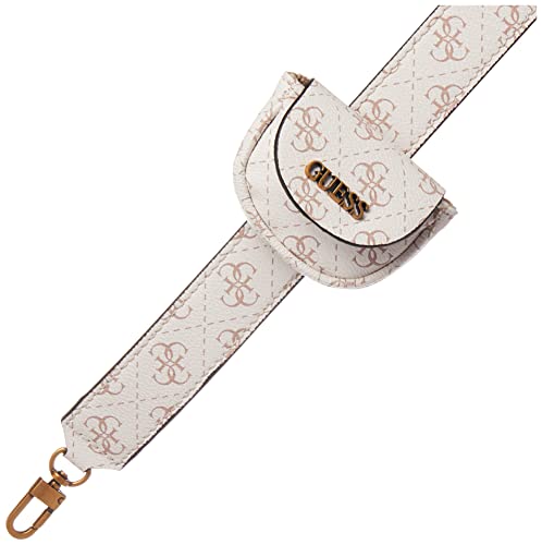 GUESS womens No Limit Crossbody Sling, Cream Logo, one size US