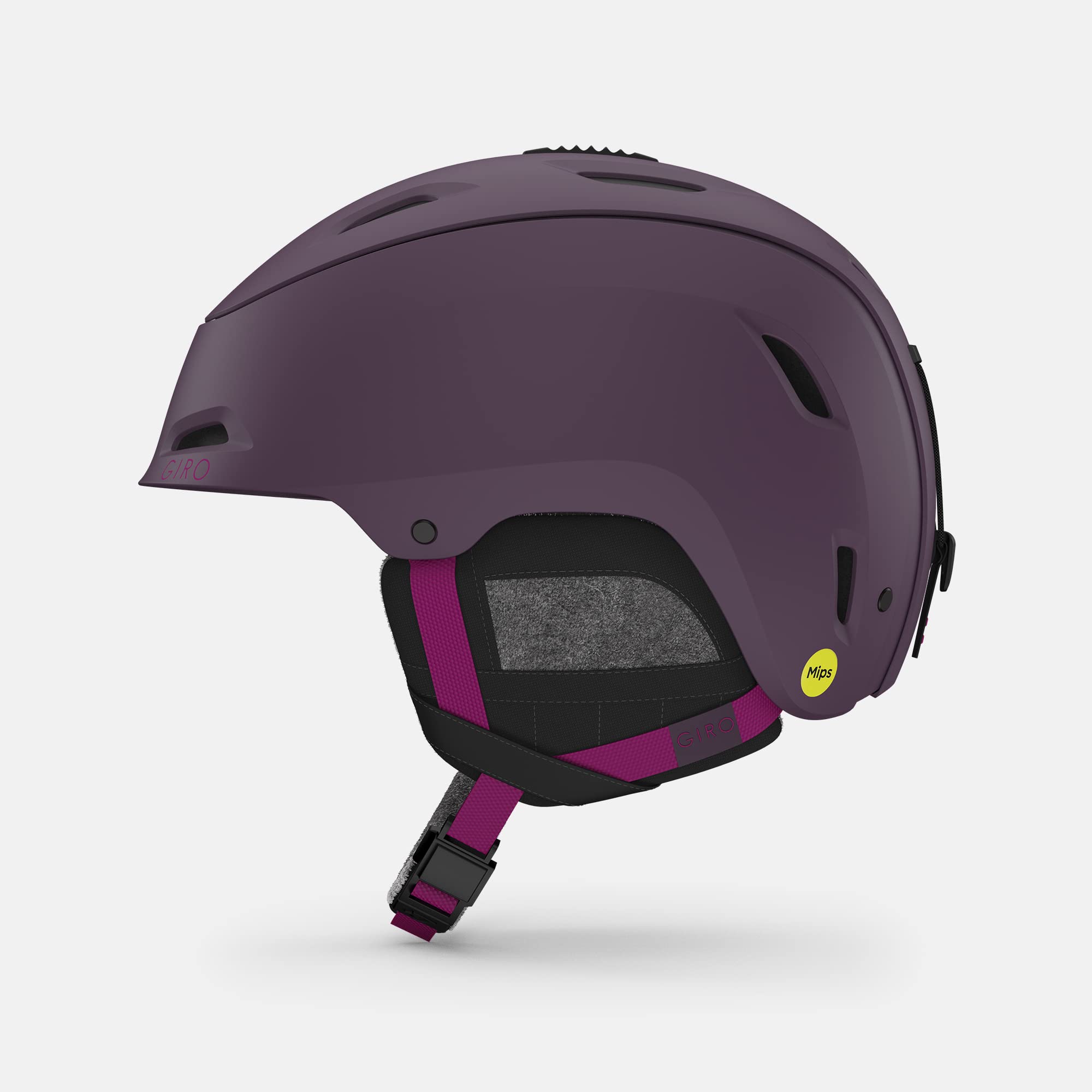 Giro Stellar MIPS Ski Helmet - Snowboard Helmet for Women & Youth - Matte Urchin/Pink Street - M (55.5-59cm)
