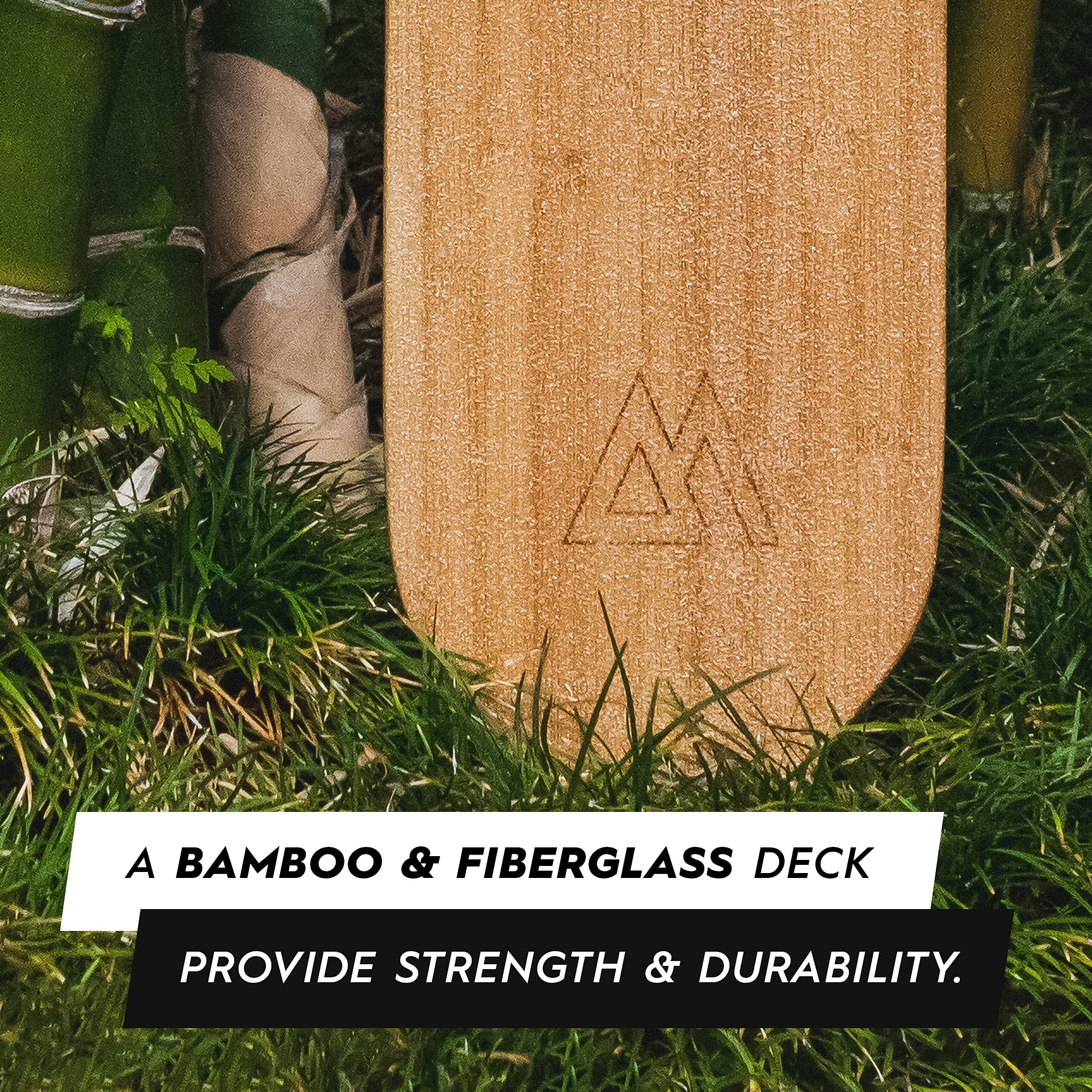 Glider Collection | 40" x 9.25" | Premium Longboard Skateboard | Large 100mm Wheels | Bamboo Deck with Hard Maple Core | Cruiser Carver | Fully Assembled for Beginners Adults Teens | Free Skate Tool