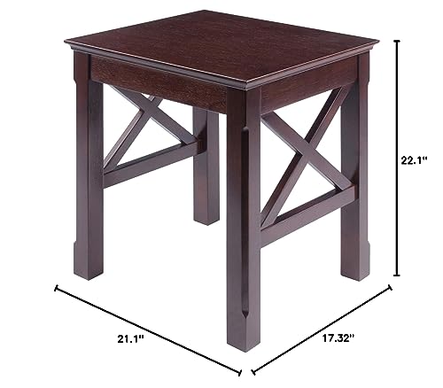 Winsome Xola Nesting Tables, Cappuccino