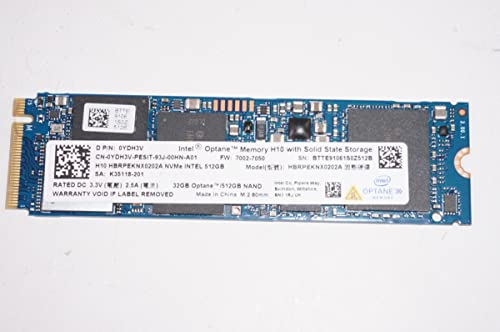 FMB-I Compatible with L54492-001 Replacement for Hp SSD 512GB PCIE NVME+SSD 32GB 3D XP 15-DF0033DX Spectre X360