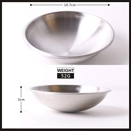 GoldNJade 304 Stainless Steel Single Ladle Holder Vertical Spoon Rest Cooking Utensils Stand with 4.3 inch bowl