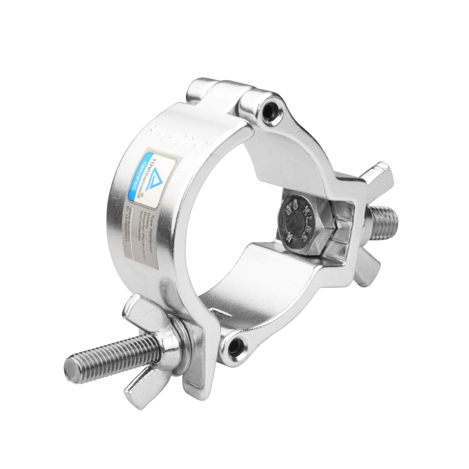 GBGS 8 Pack O-Clamp 2 Inch Lighting Mount Aluminum Alloy Finish Heavy Duty 220 Pound, TUV Certificated