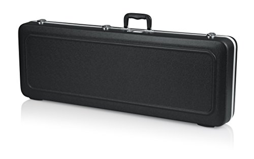 Gator Cases Deluxe ABS Molded Case for Strat/Tele Style Electric Guitar with Internal LED Lighting (GC-ELECTRIC-LED),Black