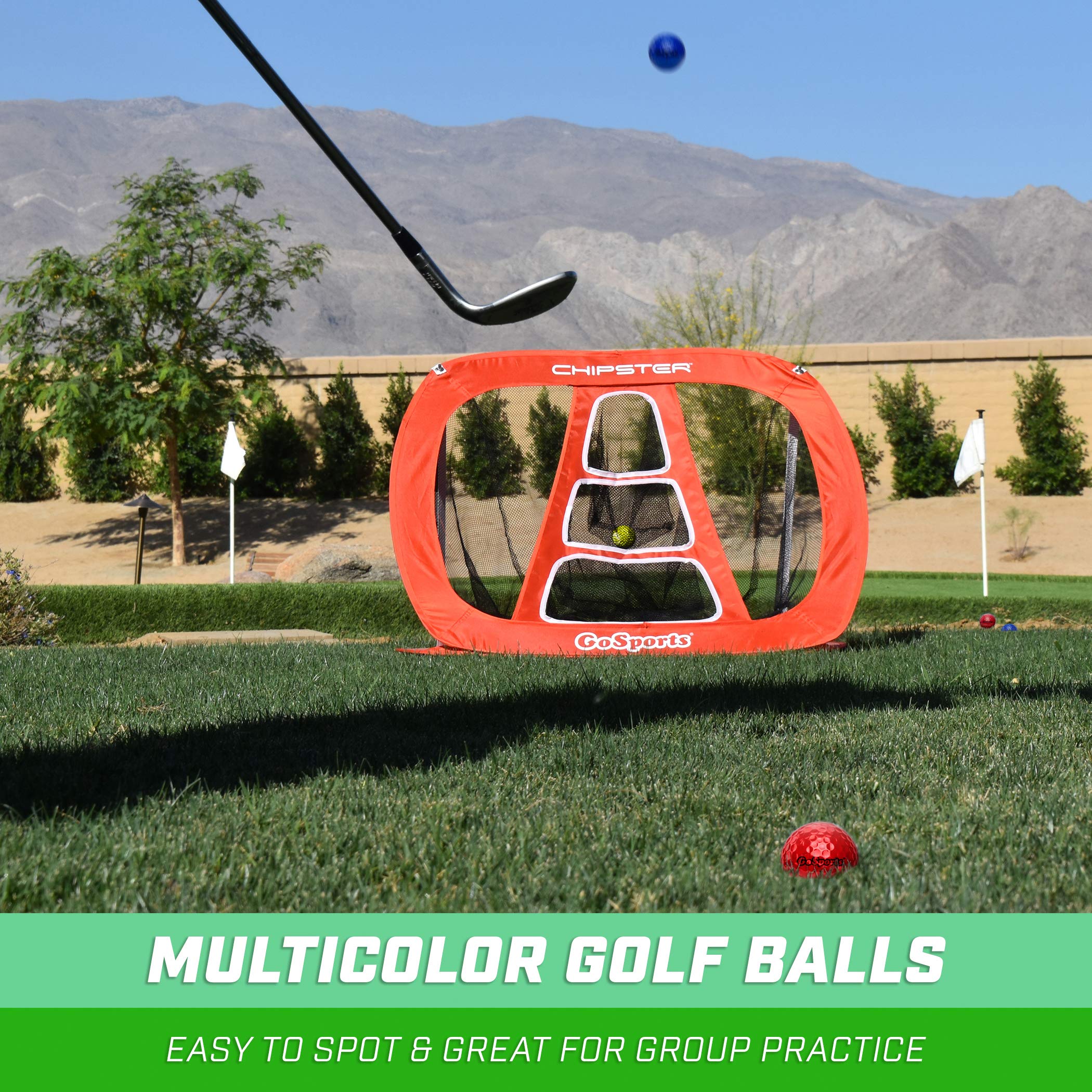 GoSports All Purpose Golf Balls for Play or Practice - Choose 16 or 32 Packs with Tote Bag