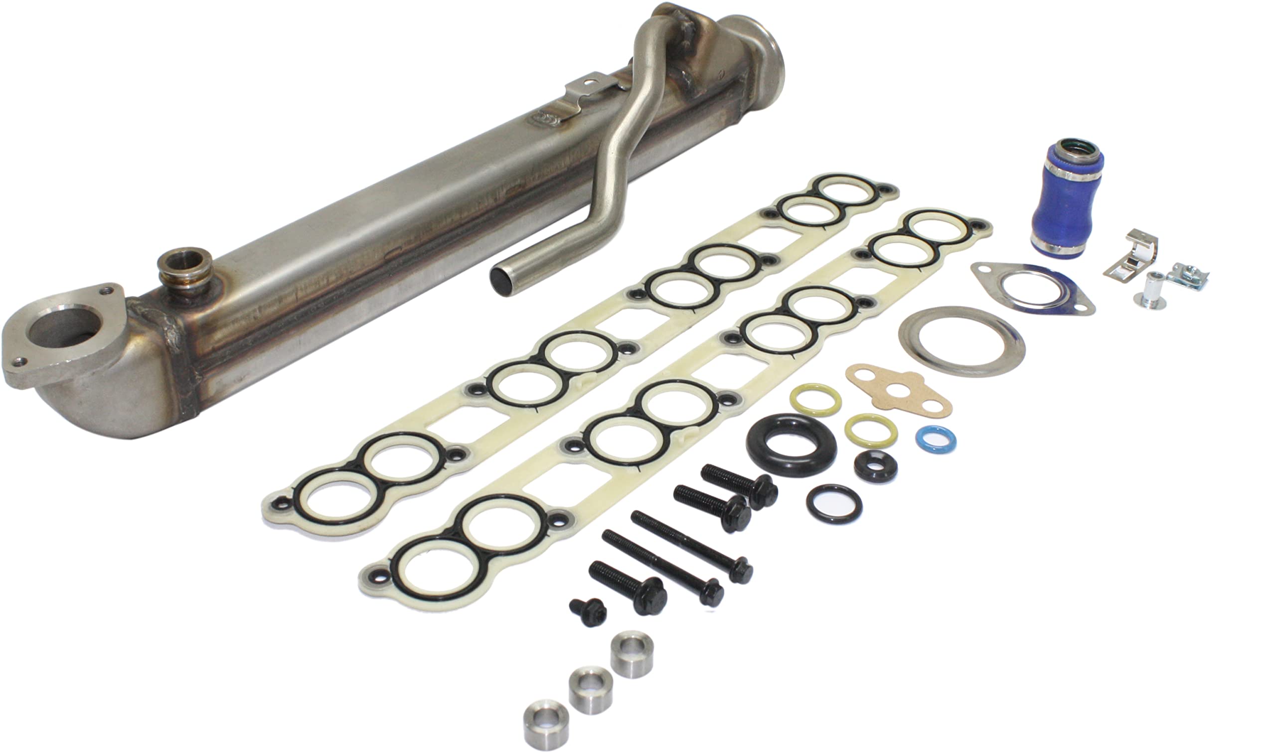 Garage-Pro EGR Cooler Kit Compatible with 2004-2005 Ford Excursion, Fits 2004-2005 Ford E-350 Club Wagon, Fits 2004-2010 Ford E-350 Super Duty with Straight Tube Core, from 9/22/03
