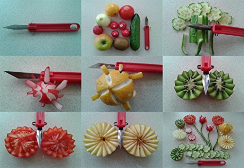 Fruit carving tools & Vegetable Sharpener