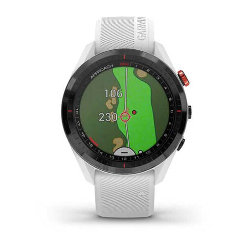 Garmin Approach S60 White Band Touchscreen GPS-Enabled Golf Watch with Preloaded Course Maps & Sleep Monitoring(Renewed)