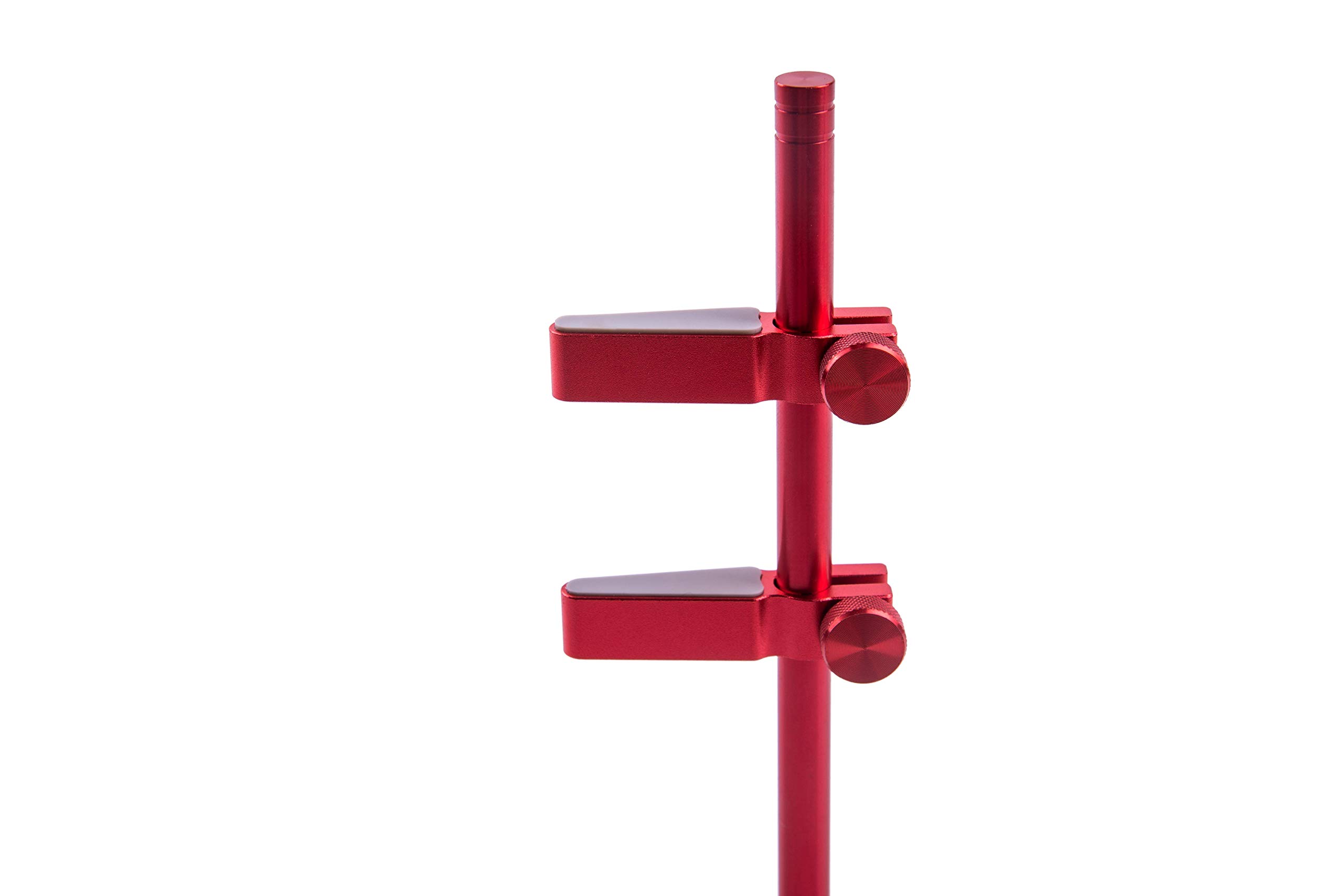 Graphics Card GPU Brace Support,Video Card Sag Holder/Holster/Bracket,Anodized Aerospace Aluminum,Single or Dual Slot Cards (Red)