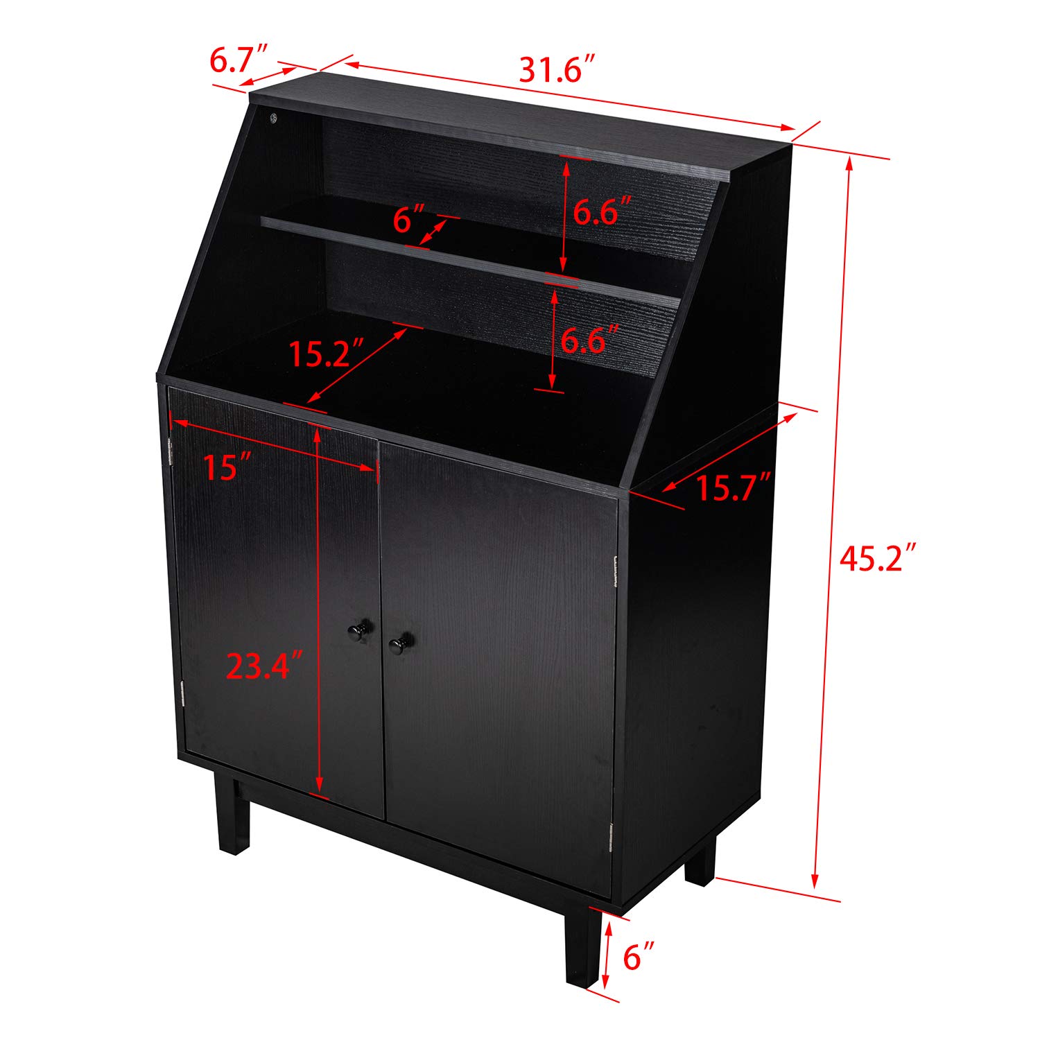GDLF Bar Liquor Wine Cabinet Buffet Sideboard Home Coffee Mini Bar
