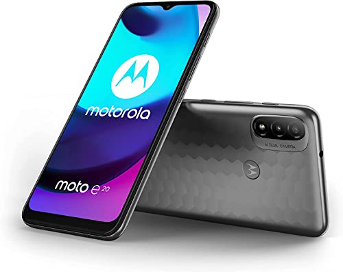 Motorola Moto e20 Dual-SIM 32GB ROM + 2GB RAM (GSM only | No CDMA) Factory Unlocked 4G/LTE Smartphone (Gray) - International Version