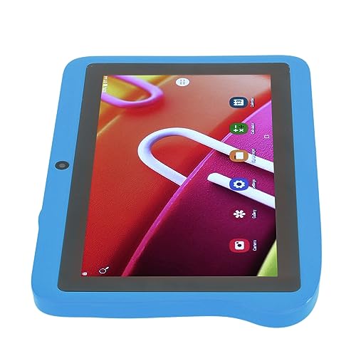 GLOGLOW 7 Inch Tablet, 6000mAh Reading Tablet Blue Octa Core CPU for Study (Blue)
