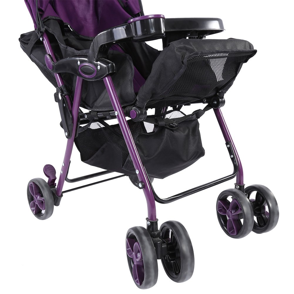 GLOGLOW Baby Stroller Bottom Basket, Baby Stroller Pushchair Shopping Storage Case Organizer Bag Stroller Shopping Basket Accessory for Contours Strollers