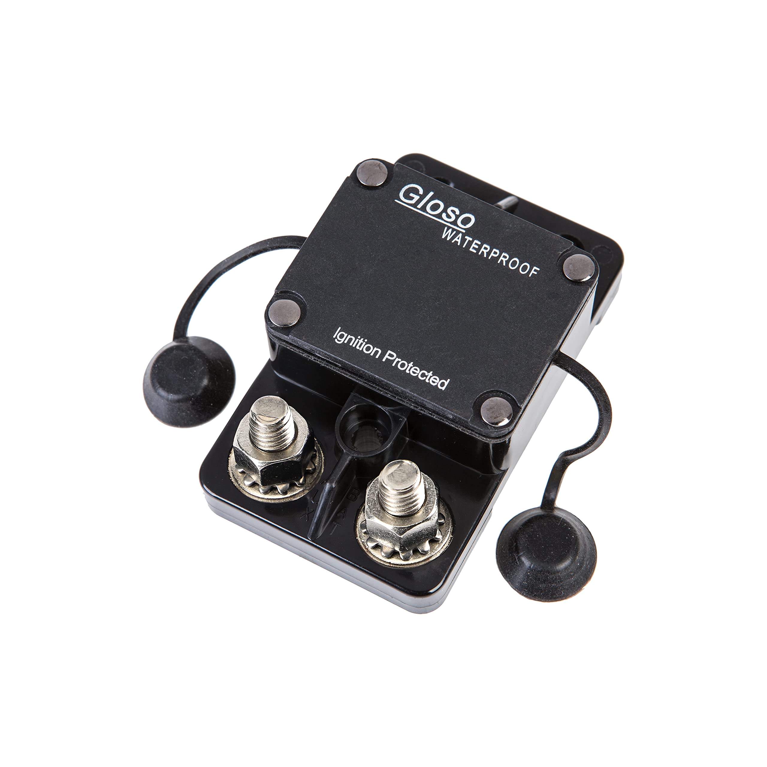 GLOSO Circuit Breaker E9A Waterproof Breaker Auto Reset (T1) 150A Side by Side Stud IP67 Marine Hi-Amp (150A)