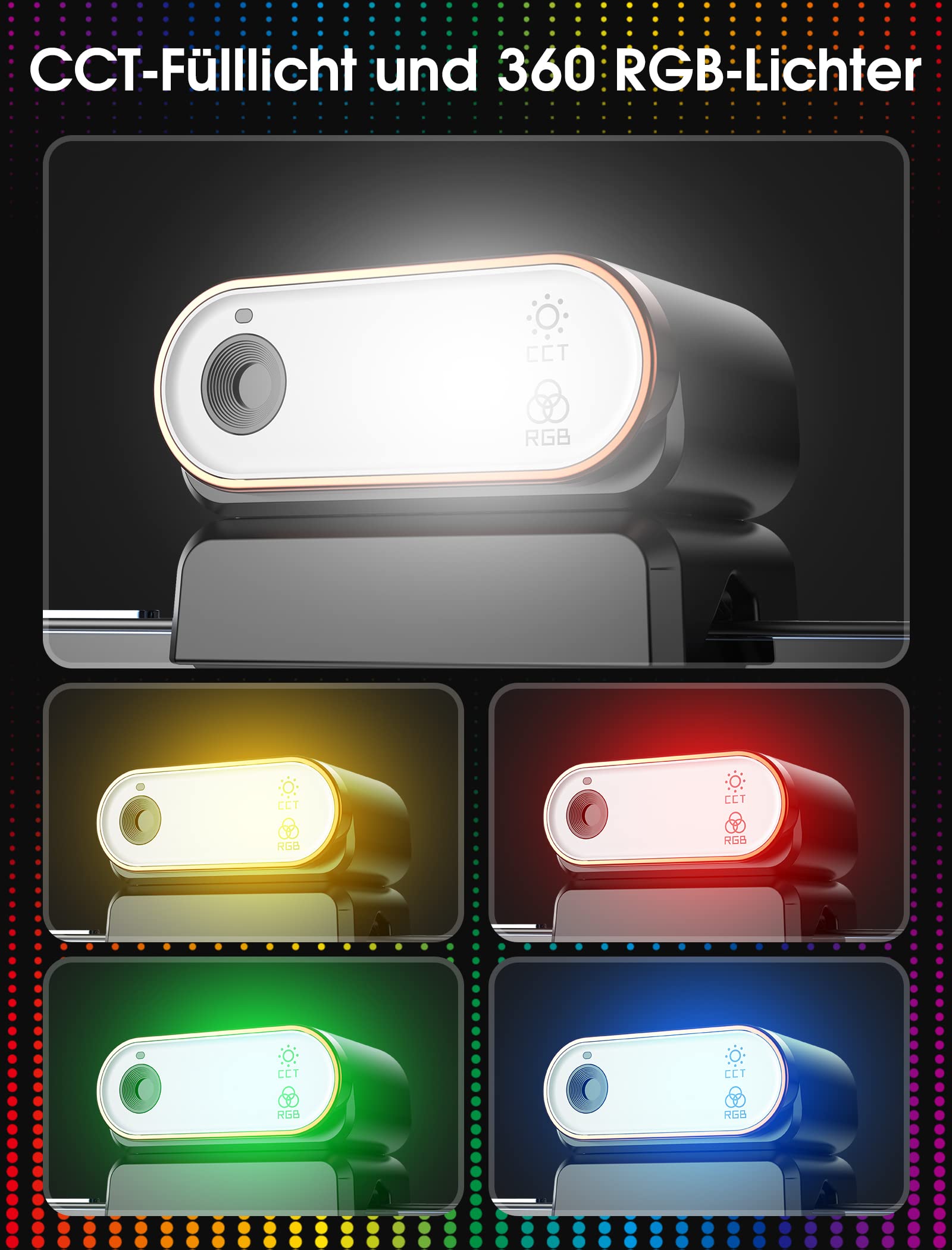 Hohem AI Tracking Sensor Magnetic Fill Light with AI Vision Sensor AI Tracker Compatible with iSteady M6 MT2