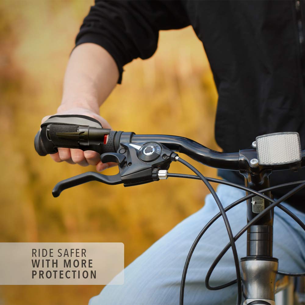 GUARD DOG SECURITY Instafire Reflect Pepper Spray for Runners and Bikers – Bright Reflective Hand Sleeve to Maximize Visibility – 16 feet Range protection (Black)