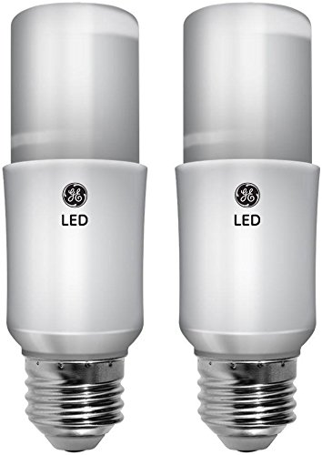 GE Lighting 32304 LED Bright Stik 15-watt (100-Watt Replacement), 1520-Lumen Light Bulb with Medium Base, Soft White, 2-Count