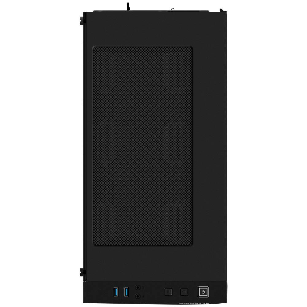 GIGABYTE C200 Glass - Black Mid Tower PC Gaming Case, Tempered Glass, PSU Shroud (GB-C200G)