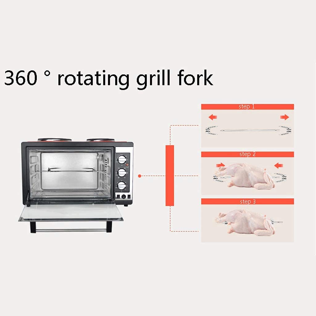 FZZDP Multifunctional High-power Electric Oven Digital Convection Oven, Baking Oven, Equipped With Brushed Stainless Steel