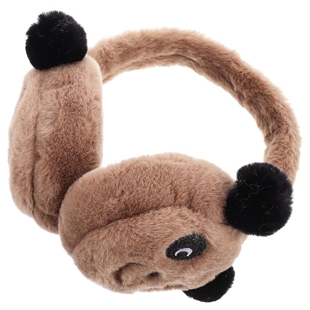 HLDETH 1pc Kids Earmuffs Cartoon Ear Muffs Plush Winter Earmuffs Ear Protector (Color : A, Size : One Size)
