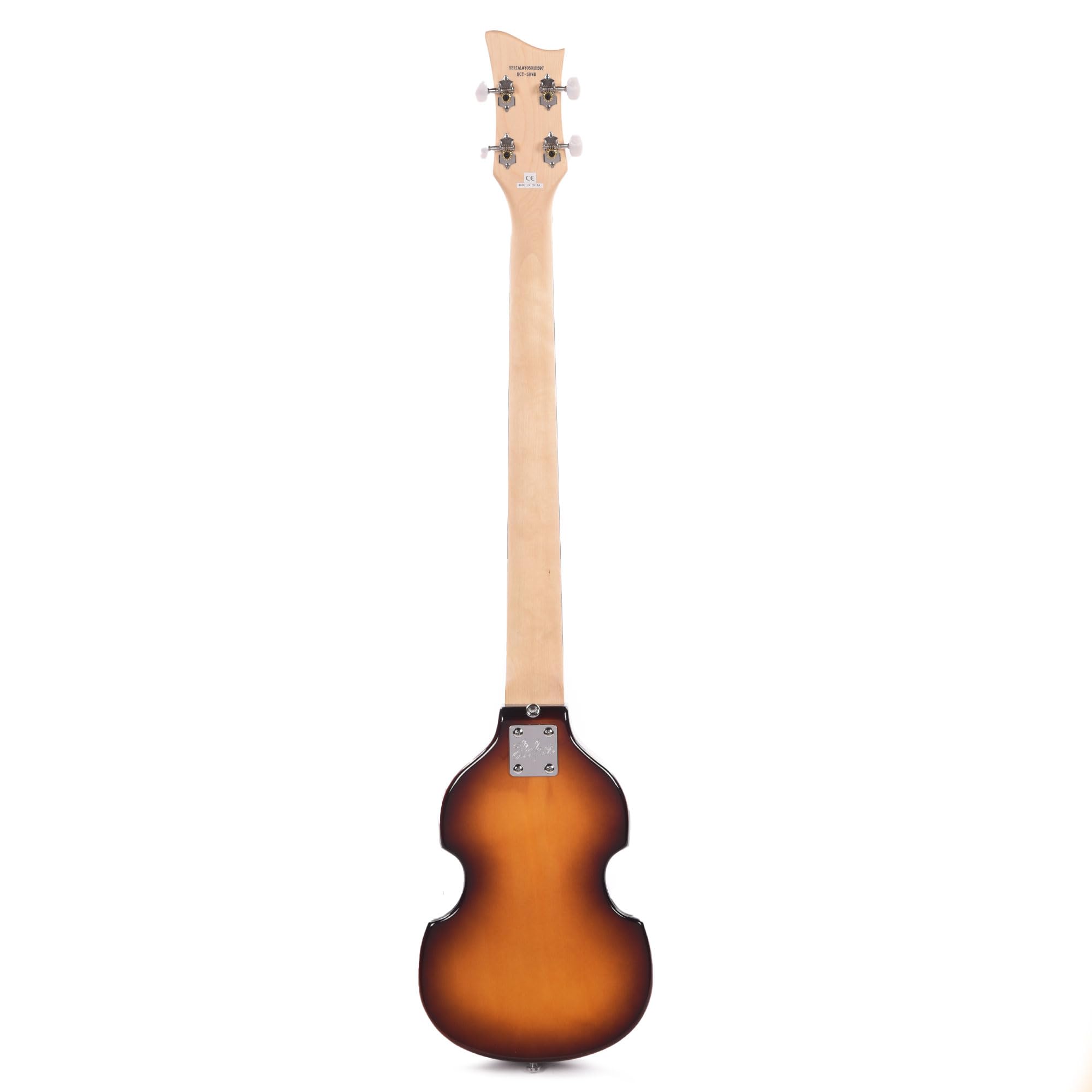 Hofner, 4-String Electric Upright Bass, Brown (HOF-HCT-SHVB-SB-O)