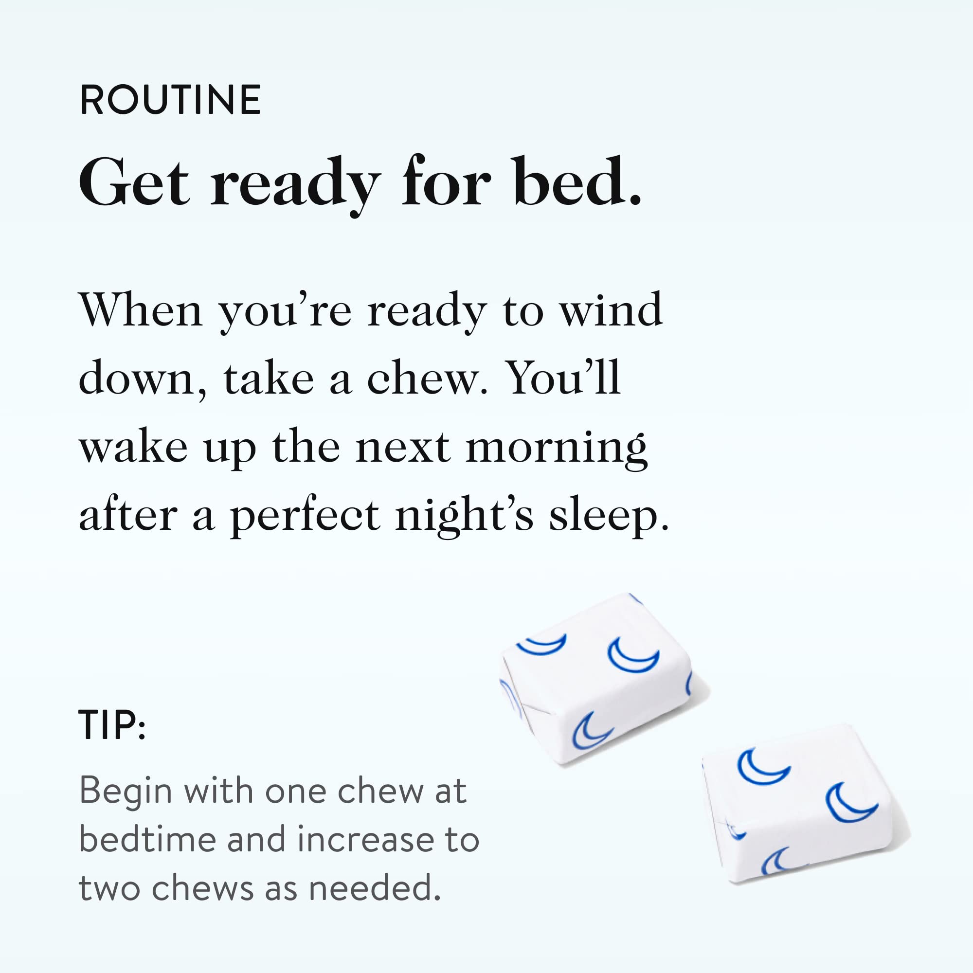 goop Knock Me Out Soft Chews | Melatonin Chews for Sleep Support | Chocolate Mint Flavored | Melatonin, L-Tryptophan, and Vitamin B6 | 30 Count