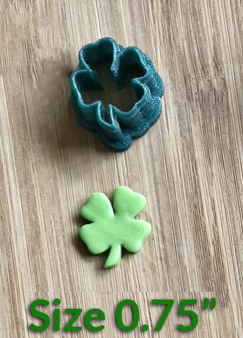 Four Leaf Clover set of 6 Shapes Clay Cutters St. Patrick's Day/Jewelry Tools/Earring Making/Polymer Clay Tools/USA/Necklace Making