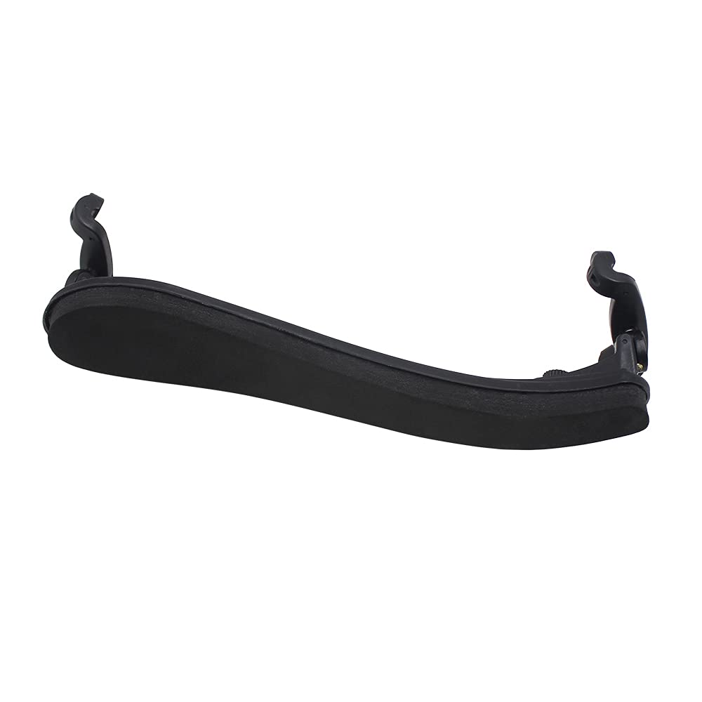 HUIOP Viola Adjustable Shoulder Rest, Viola Shoulder Rest for 15.5-16.5 Inch Violas Adjustable Height and Angle Lightweight Plastic Rest with Comfortable Sponge Pad