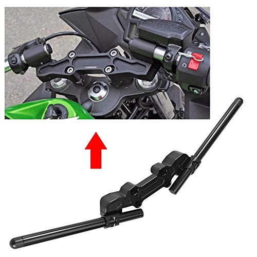 for ninja 650 handlebar riser - Motorcycle Separating Handlebars Clip-On Adapter Plate & Handlebars Set for Kawasaki Ninja 650R 2006-2011 650 2012-2016 ER-6F 2006-2016