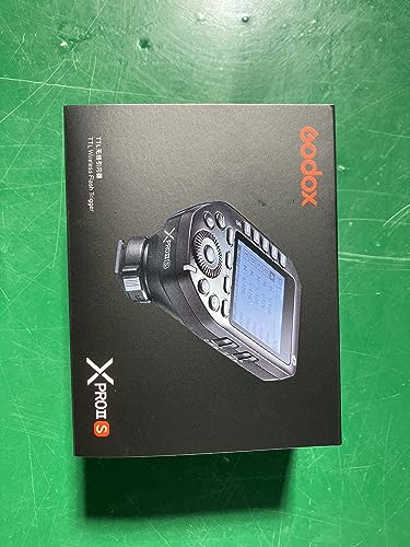 Godox XProII-S Wireless Flash Trigger for Sony Cameras, 2.4G TTL Wireless Flash Transmitter HSS 1/8000S, TCM Transform Function, Bluetooth Connection, New Hotshoe Locking, Large LCD Display