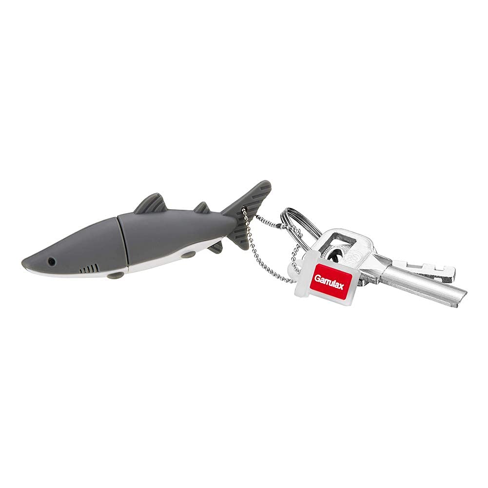 GARRULAX USB Flash Drive, 8GB / 16GB / 32GB USB 2.0 Cute Shape USB Memory Stick Date Storage Pendrive Thumb Drives for Kids Children Collegue Student (64GB, Shark)