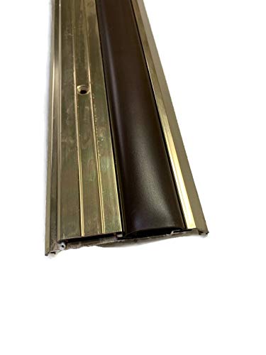 Gold Anodized Adjustable Height Vinyl Threshold 36" Long V-9-G Easiest Installation