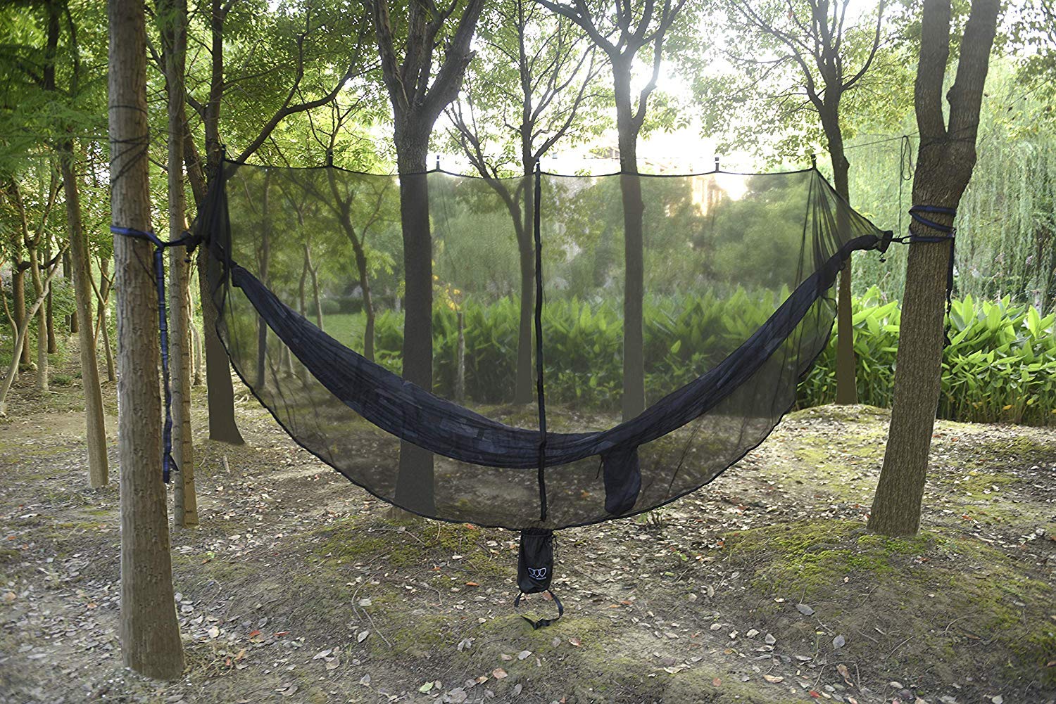 Gold Armour Hammock Bug Net, Mosquito Net Bugs - Premium Mesh Netting, Guardian of No See Um and Insects - Perfect Equipment Gear Accessories for Your Double Hammocks and Single Hammock (Gray)