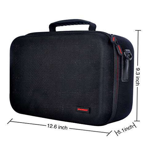 FNSHIP Fashion Hard Travel Case Carrying Bag for Oculus Quest VR Gaming Headset And Quest Controllers Accessories(Black)