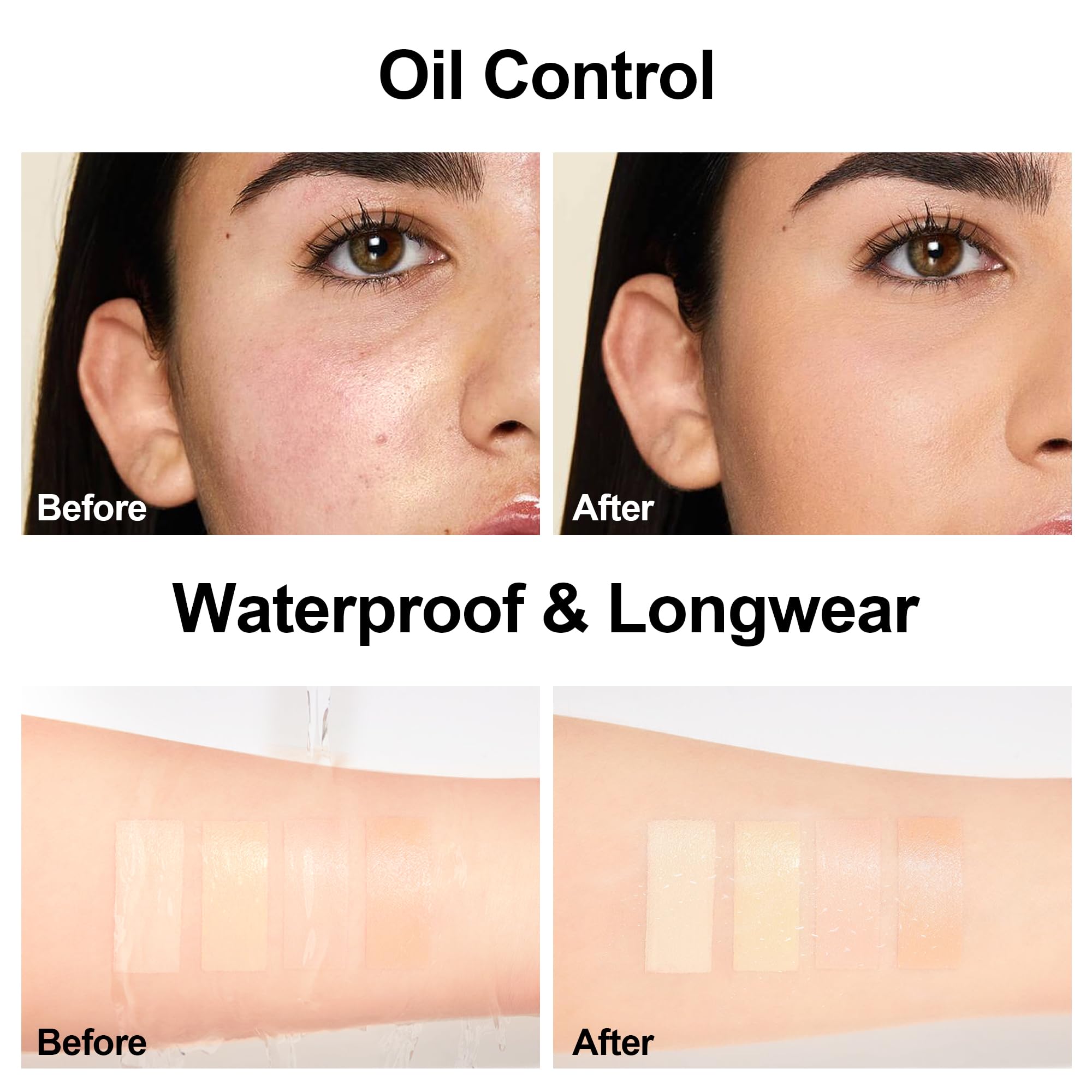 FV Matte Finish Liquid Foundation, Waterproof, Lightweight Foundation Makeup Ideal for Everyday Use on Oily to Normal Skin Types, Medium Coverage,Natural Beige, 1 fl. oz.
