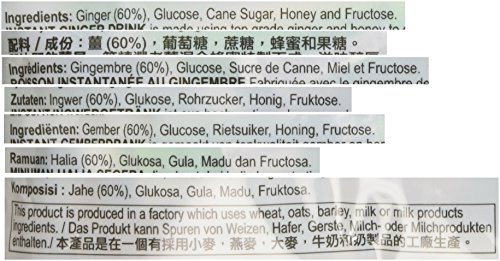 Ginger Drink Gold Kili 40 Sachets Packed in 2 Bags, 12.6 oz (With Honey)