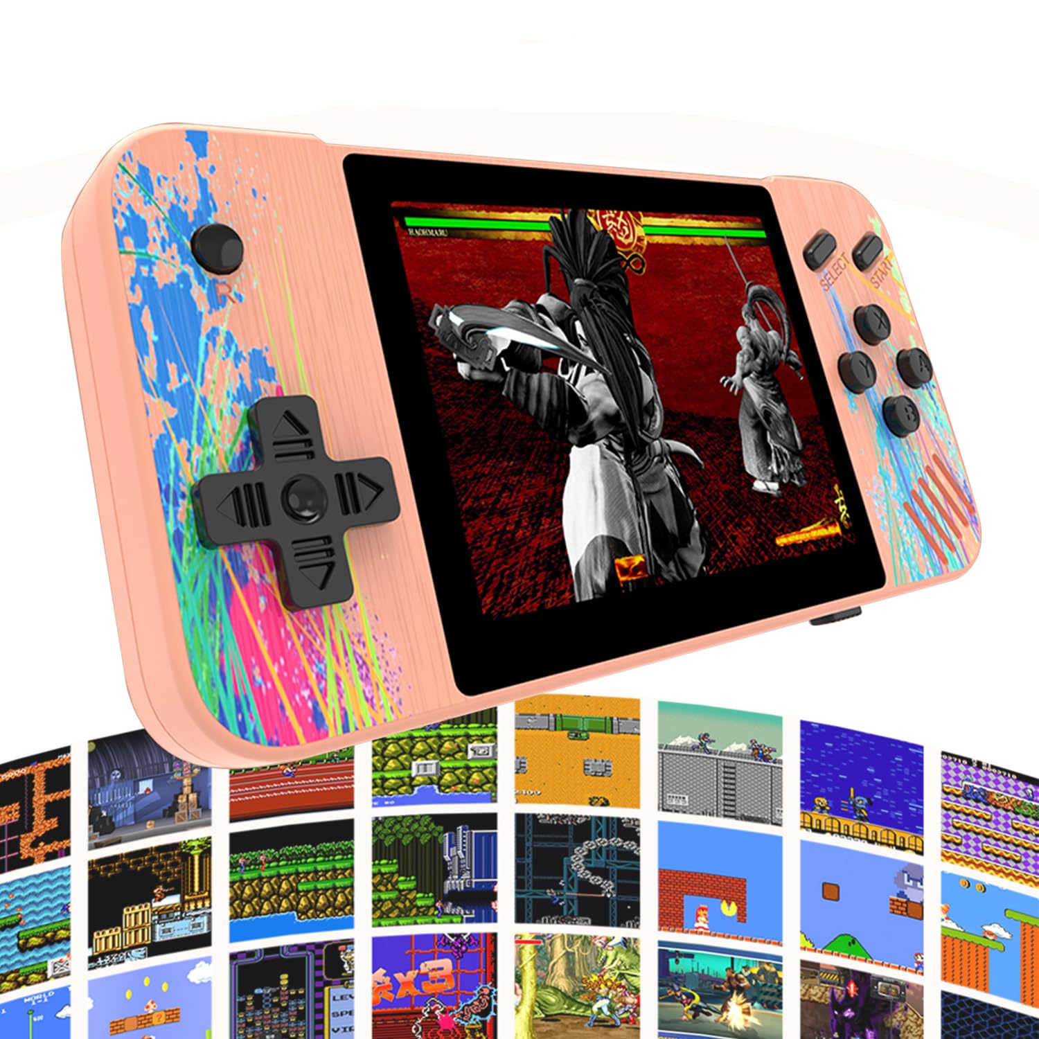 Handheld Game Console, Game Consoles Built in 800 Games, Video Game Console for TV/Projector Output