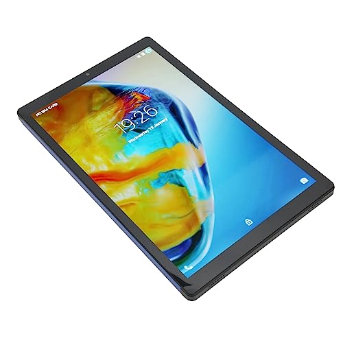 Haofy 10 Inch Tablet, Blue Dual Camera Tablet Pc for on The Go (US Plug)