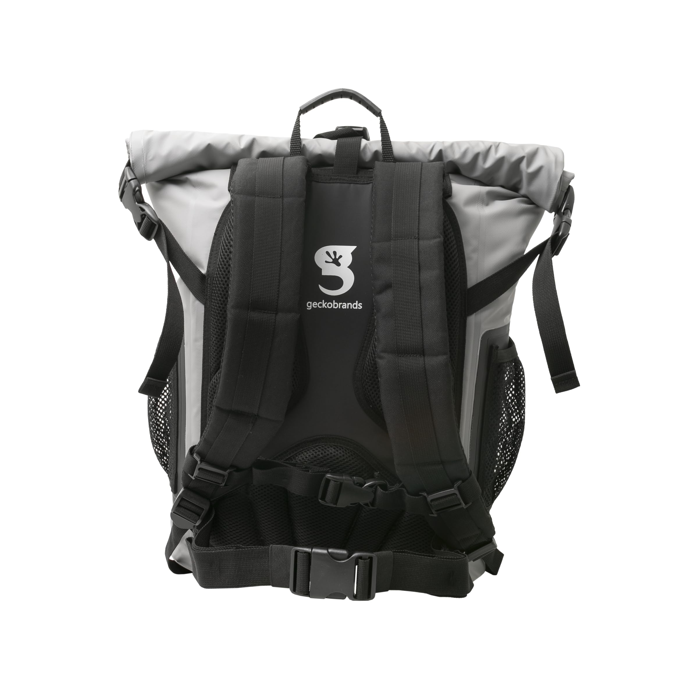 geckobrands 30L Backpack Dry Bag Cooler - Holds 24 Cans or 18 Bottles - Dry Bag Backpack with 3-Section Padded Back, Perfect for Outdoor Activities