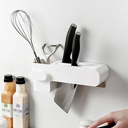 FZZDP Knife Holder Creative Kitchen Knife Storage Rack Insert Knife Scissors Organizer Wall-mounted Tool